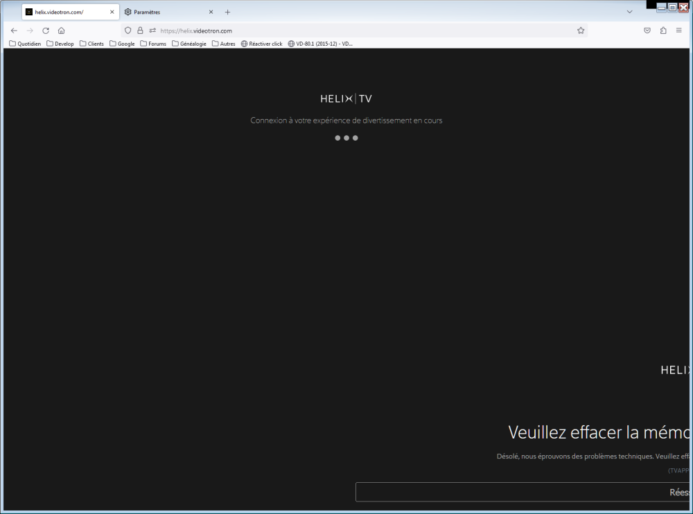 Impossible de me connecter | La Communauté Vidéotron - 47894
