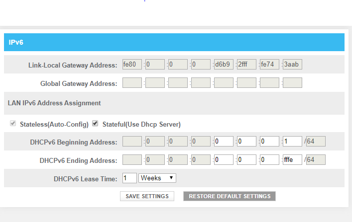 ipv6 - Helix | La Communauté Vidéotron - 16633